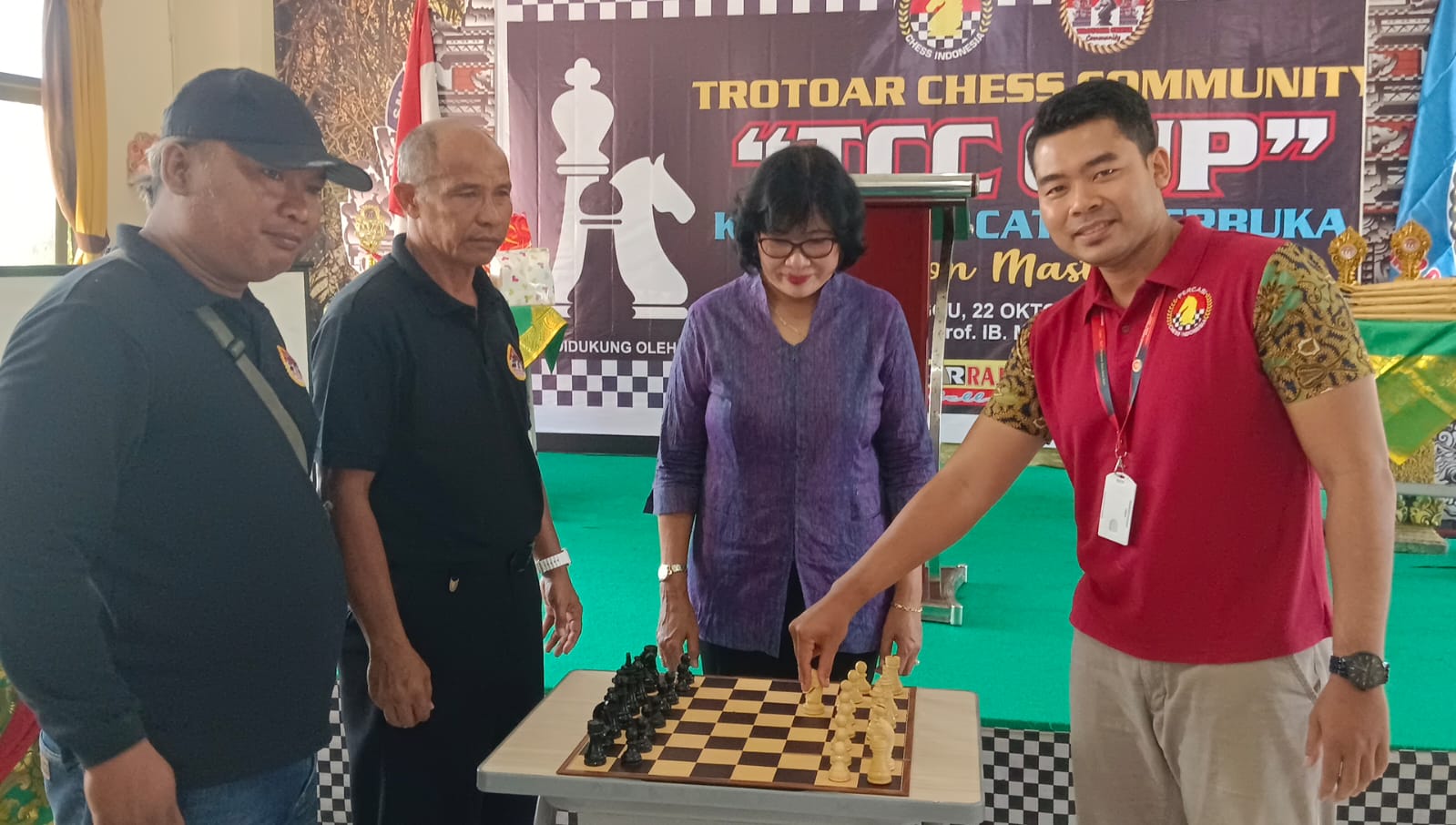 Percasi Kota Denpasar Apresiasi Trotoar Chess Community Gelar Kejuaraan ...