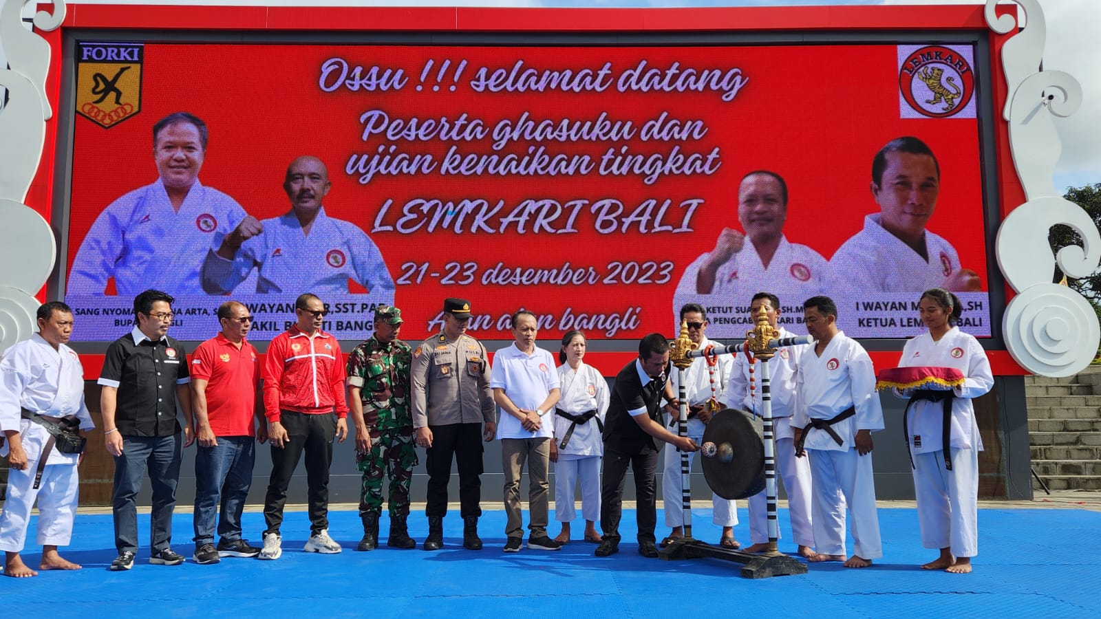 Ketua DPRD Bangli Ketut Suastika Hadiri Ghasuku dan UKT Karateka ...