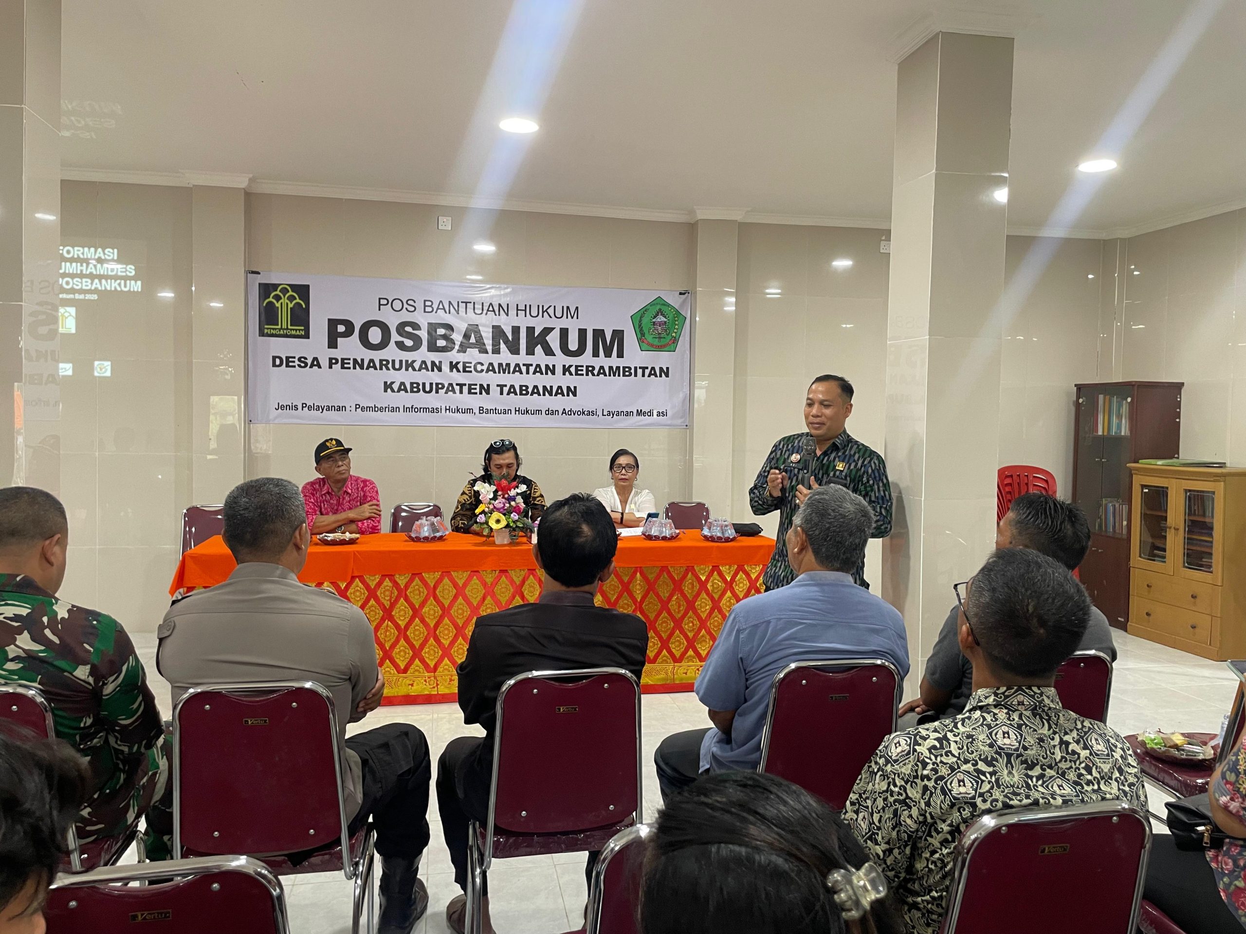 Kanwil Kemenkum Bali Sosialisasikan Posbankum di Tabanan Aksi Nyata ...
