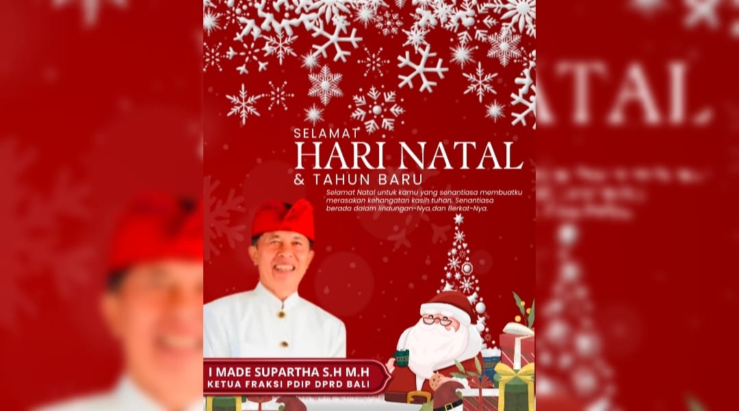 Pesan Natal Made Supartha: Cahaya Kasih untuk Harmoni Bali dan ...
